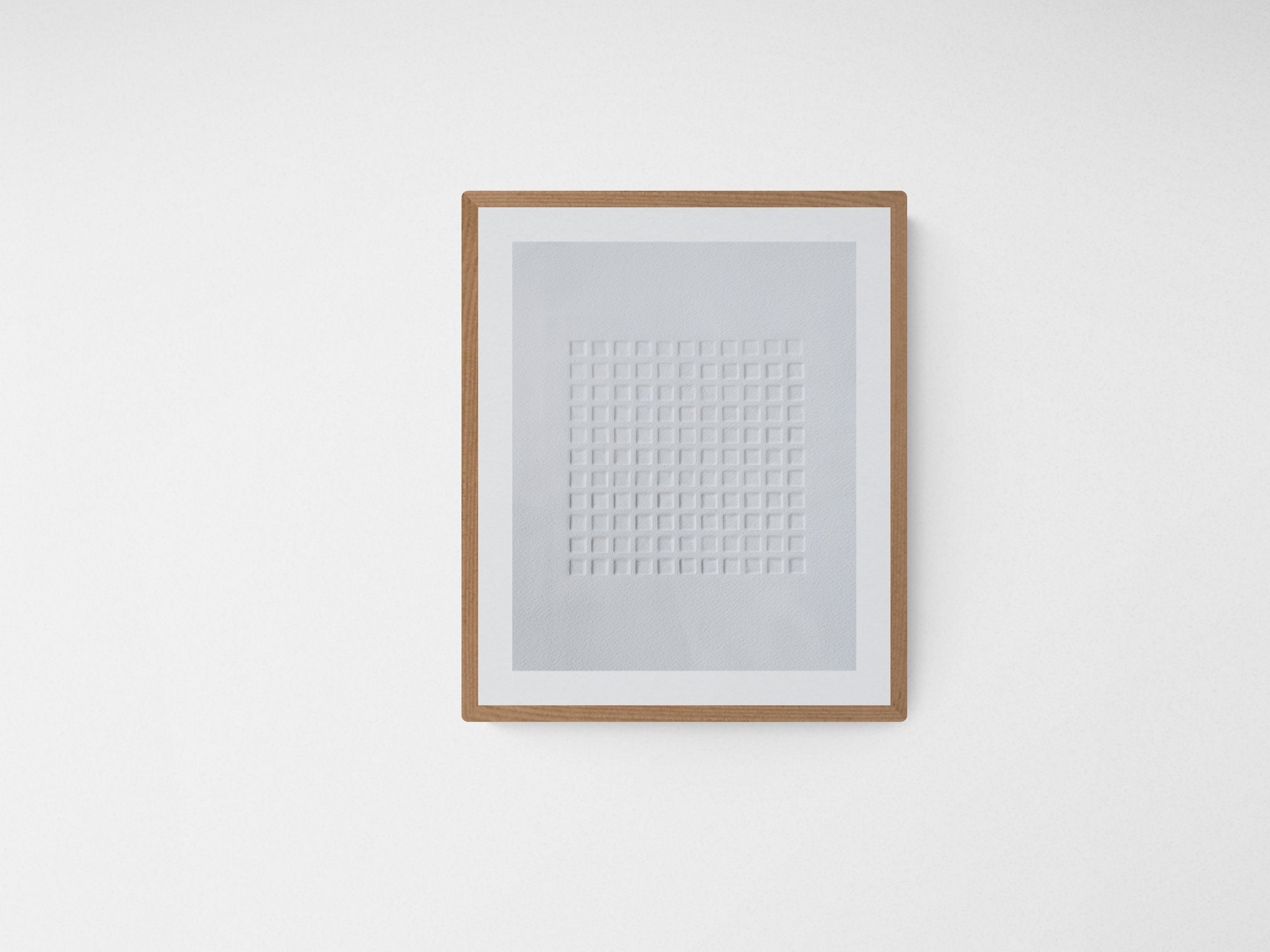 STOCKED I Minimalist Embossed Art Print, Original Art, Grid 1 - Etsy