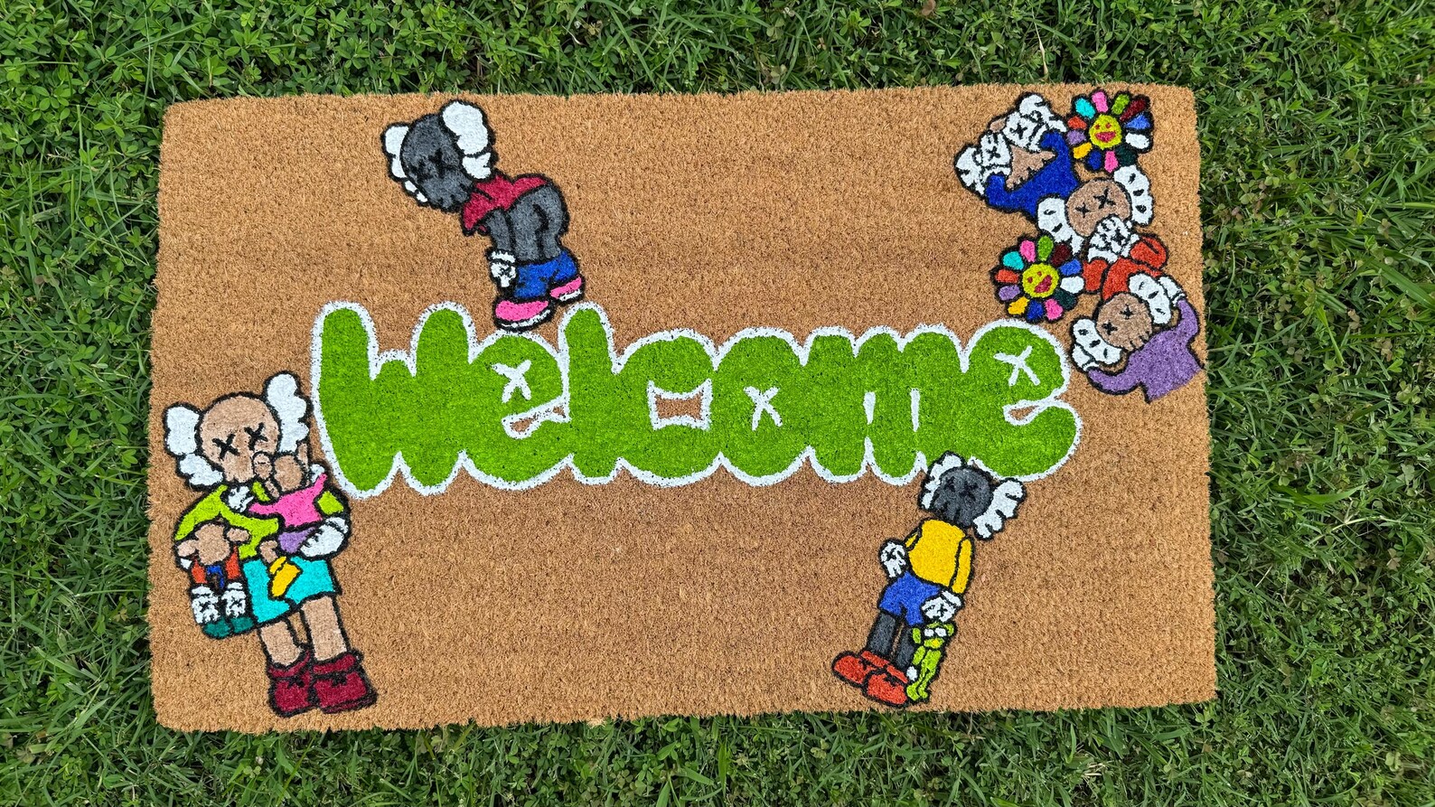 KAWS Custom Doormat - Etsy
