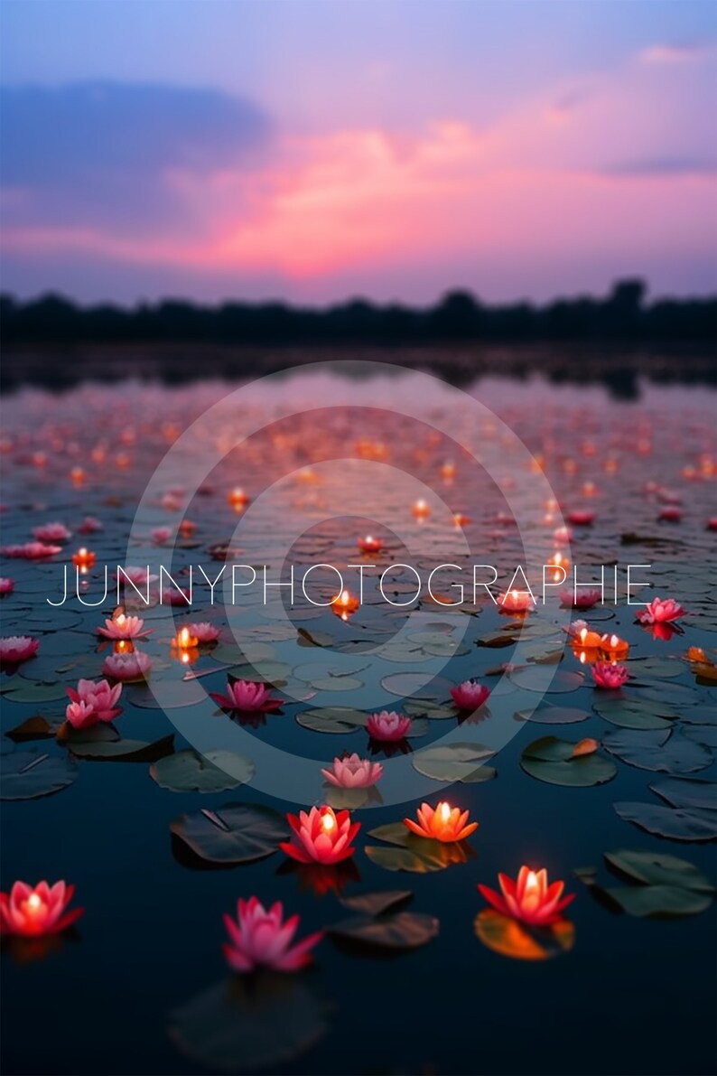 12 Calm Water Lake Digital Background for Photoshop, Fine Art Texture ...