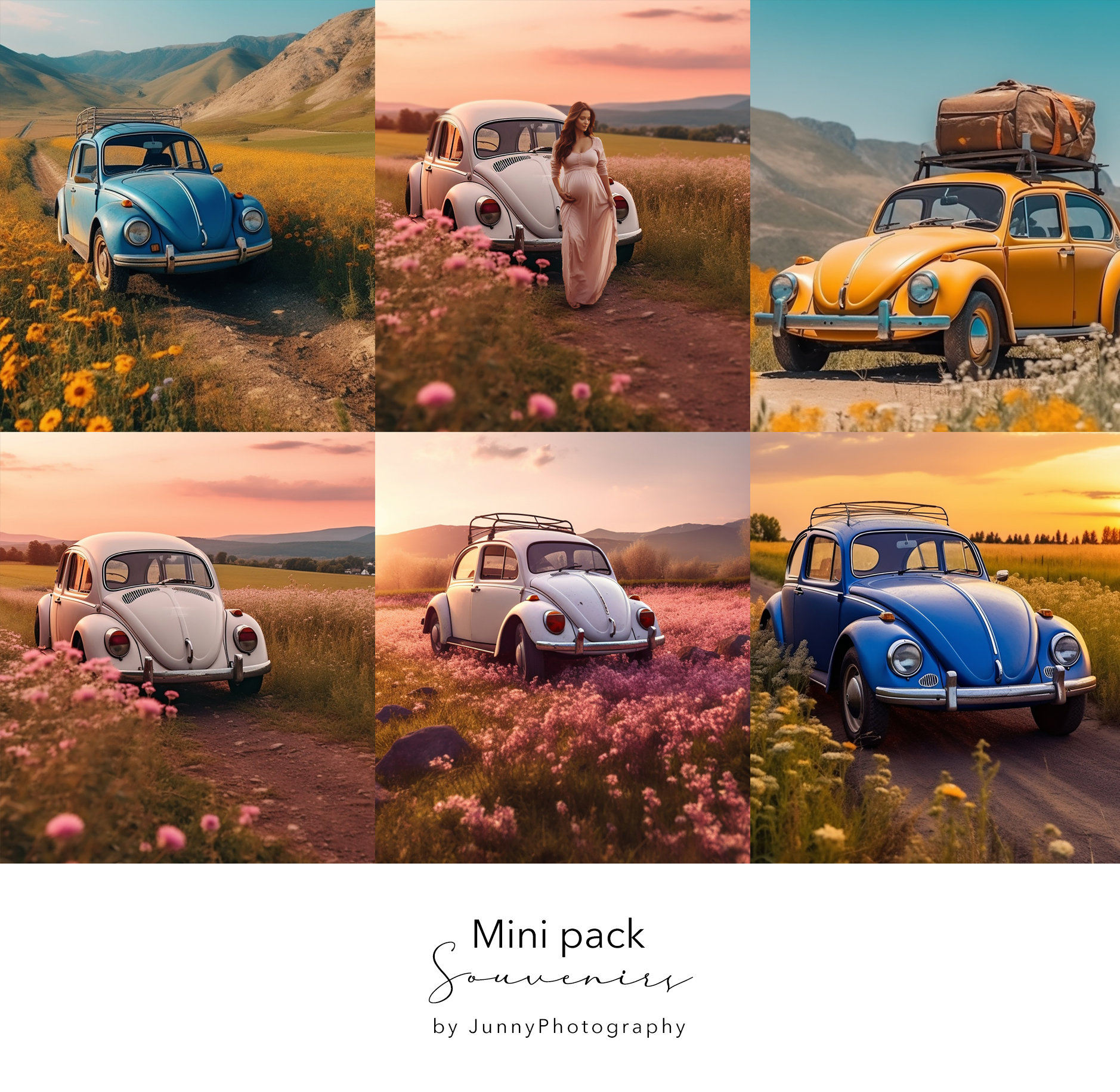 5 Digital Background for Photoshop Vintage and Boho Style, Photography ...