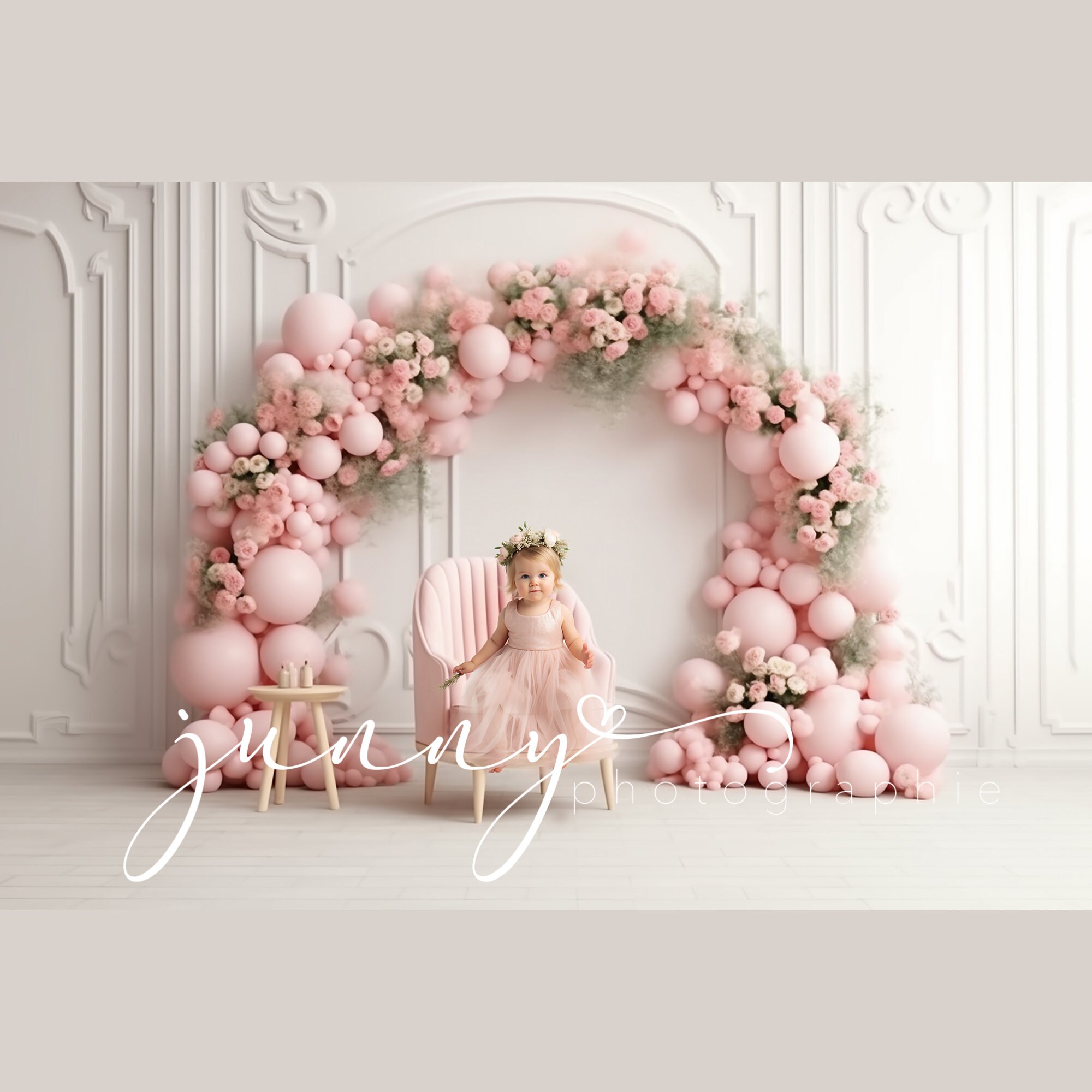 5 Digital Background for Smash Cake , Flowers, Girl, Pink, Photoshop ...