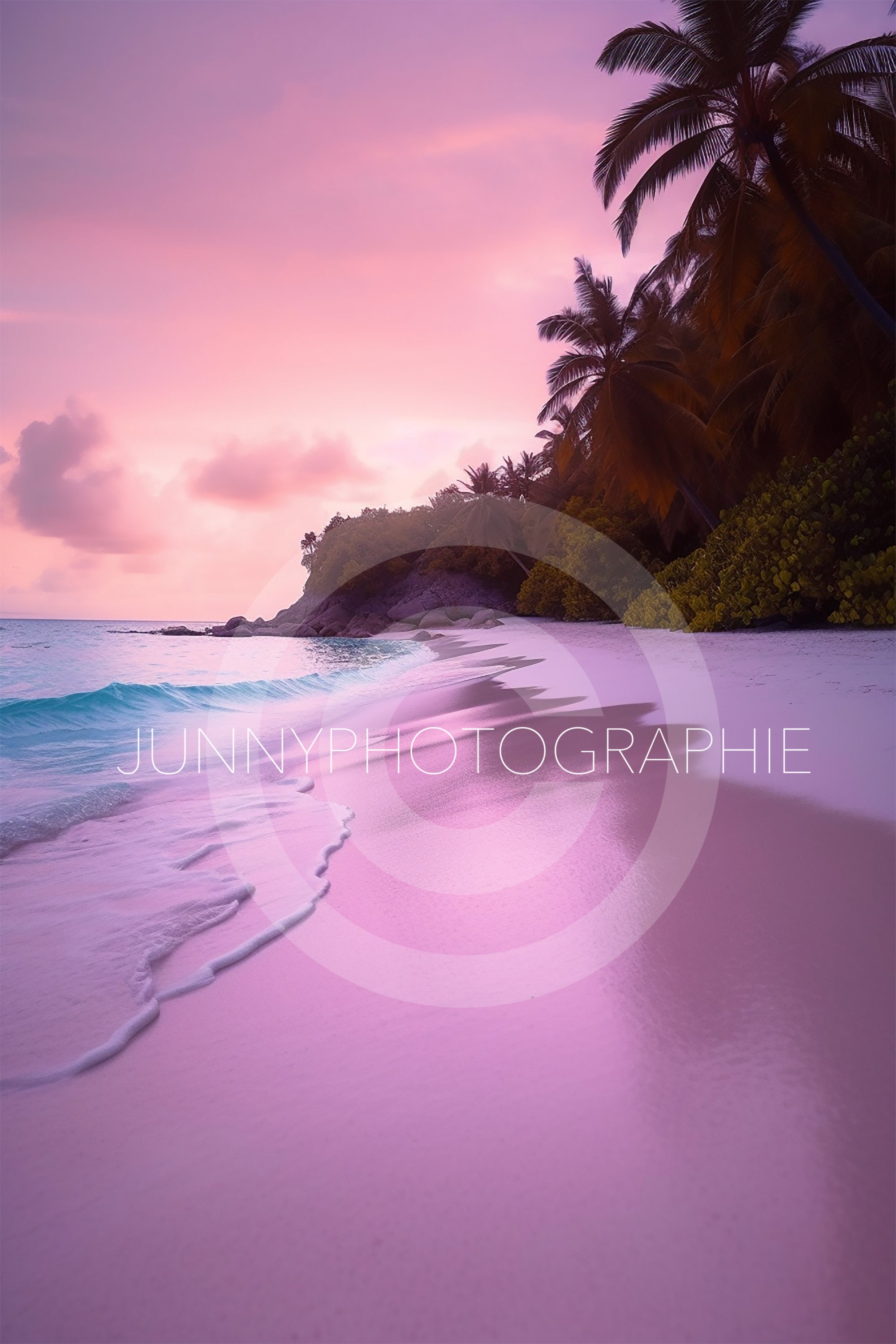 12 Tropical Beaches Digital Background for Photoshop, Photography ...