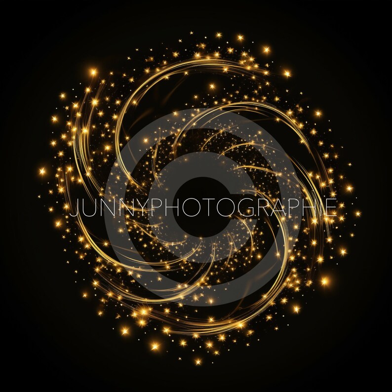 9 Golden Swirls Overlay for Photoshop, Photography Background, Fine Art ...