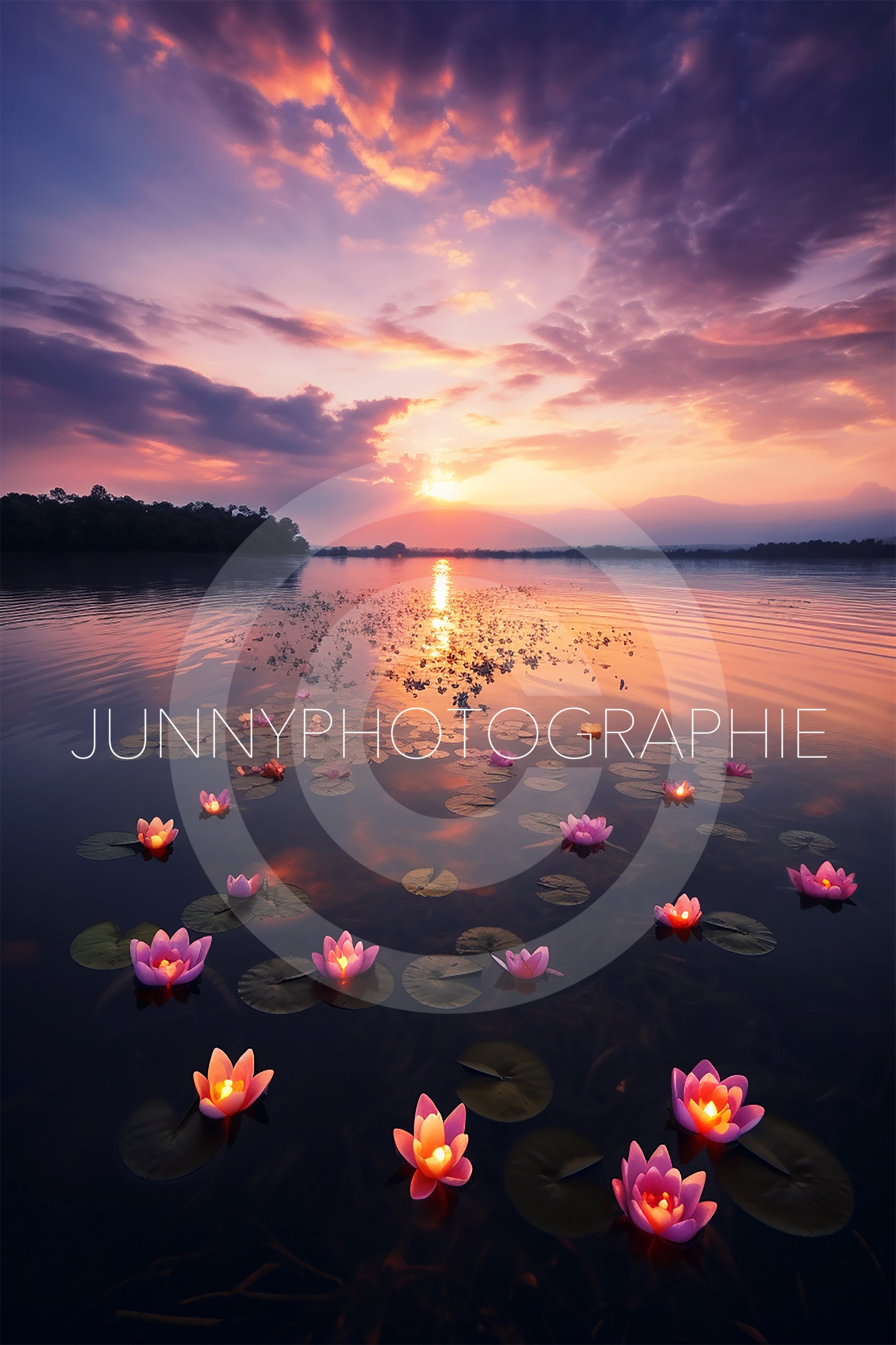 12 Calm Water Lake Digital Background for Photoshop, Fine Art Texture ...
