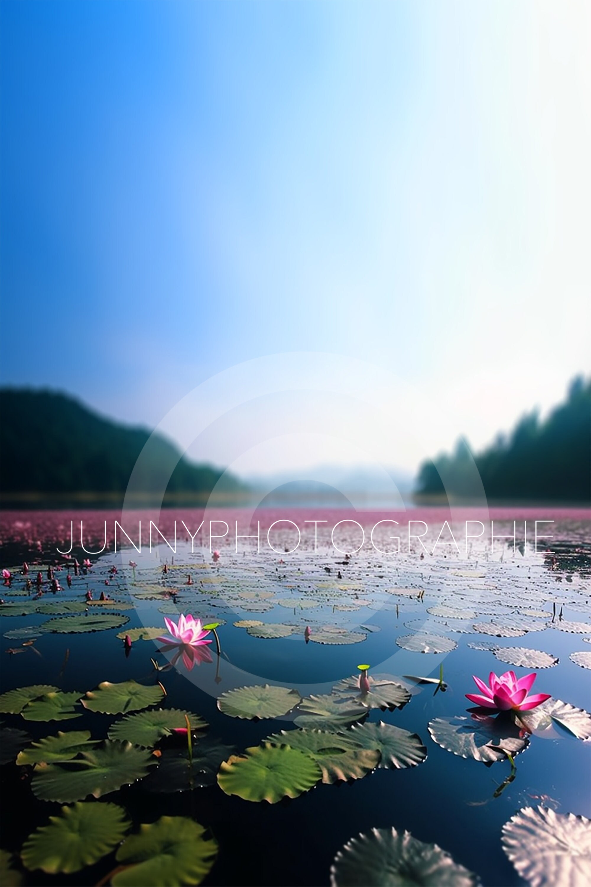 12 Calm Water Lake Digital Background for Photoshop, Fine Art Texture ...