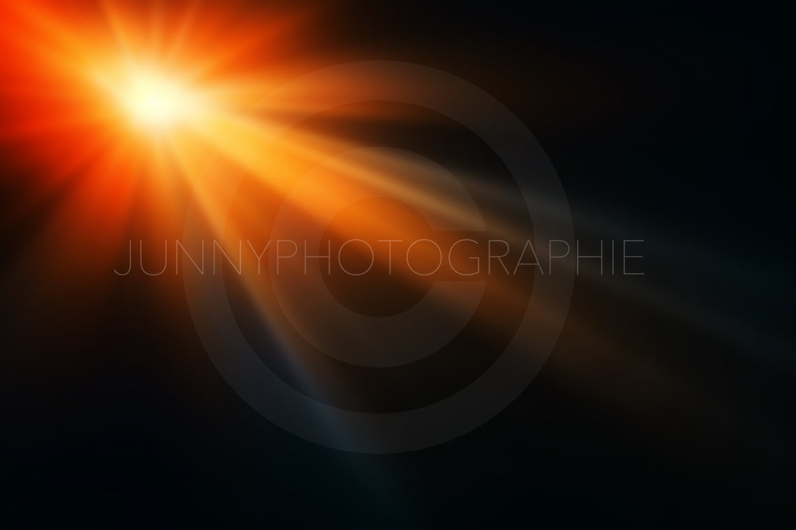12 Magical Sun Lens Flare Overlay for Photoshop, Photography Background ...