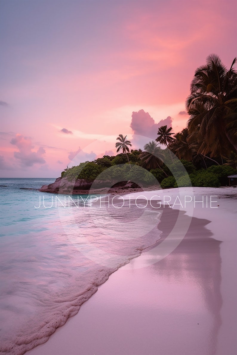 12 Tropical Beaches Digital Background for Photoshop, Photography ...