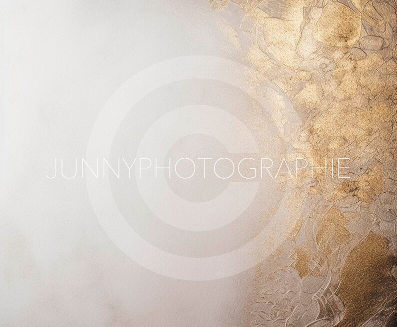 9 Gold and Cream Overlay for Photoshop, Photography Background, Fine ...