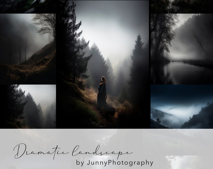 12 Enchanted Tropical Forest Digital Background for Photoshop ...