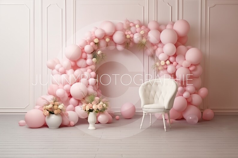5 Digital Background for Smash Cake , Flowers, Girl, Pink, Photoshop ...