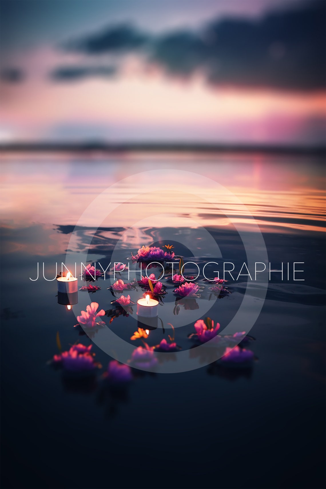 12 Calm Water Lake Digital Background for Photoshop, Fine Art Texture ...