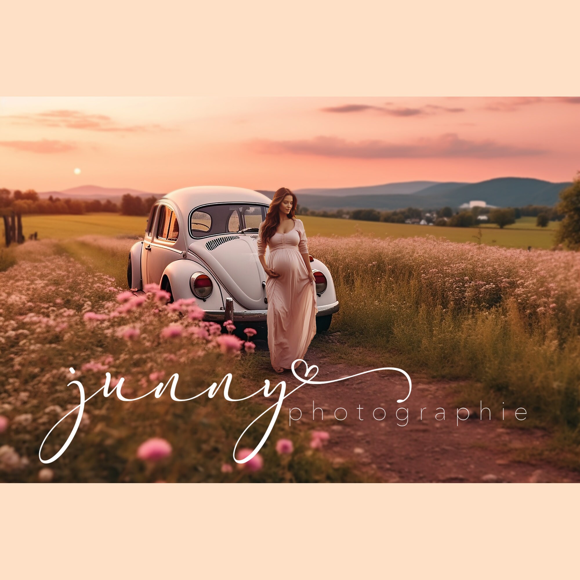 5 Digital Background for Photoshop Vintage and Boho Style, Photography ...