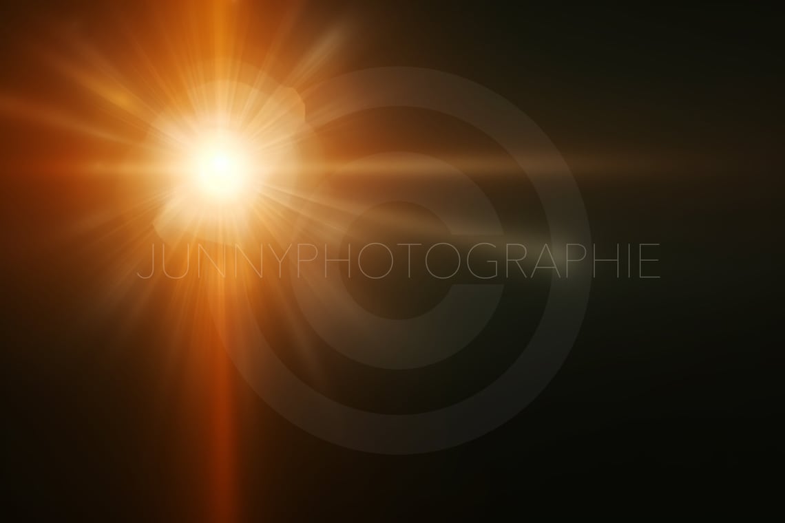 12 Magical Sun Lens Flare Overlay for Photoshop, Photography Background ...