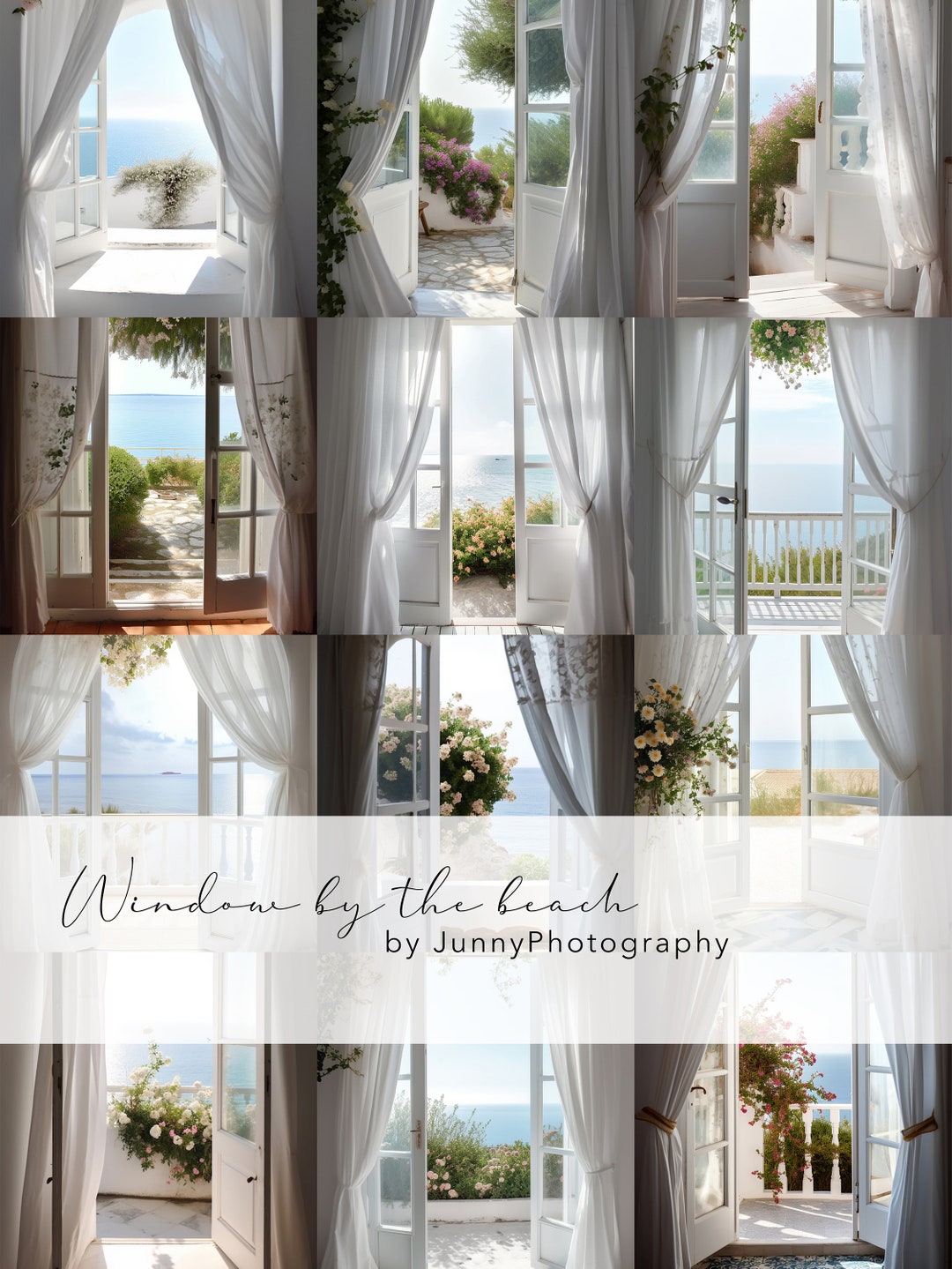 12 Large Window Digital Background for Photoshop, Fine Art Texture ...