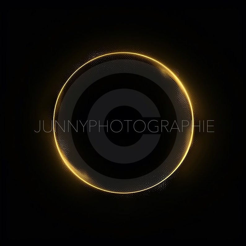 9 Golden Rings Overlay for Photoshop, Photography Background, Fine Art ...