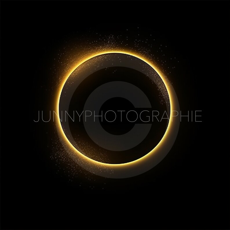 9 Golden Rings Overlay for Photoshop, Photography Background, Fine Art ...