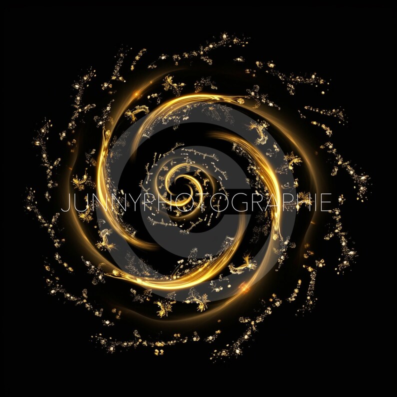 9 Golden Swirls Overlay for Photoshop, Photography Background, Fine Art ...