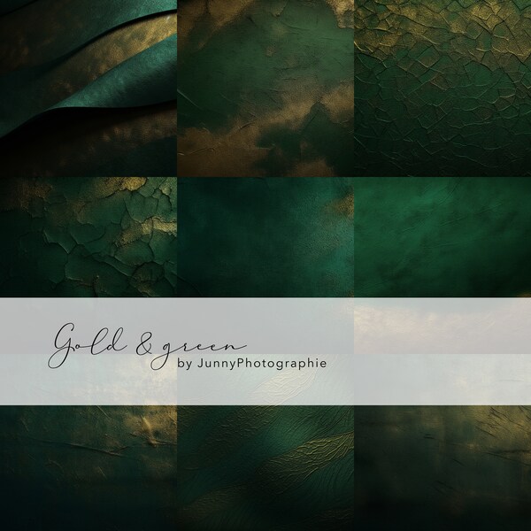 Green and Gold Backdrop - Etsy