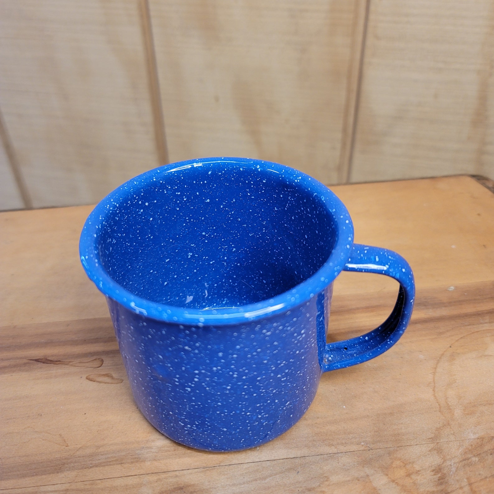 Blue Enamelware Mug - Etsy