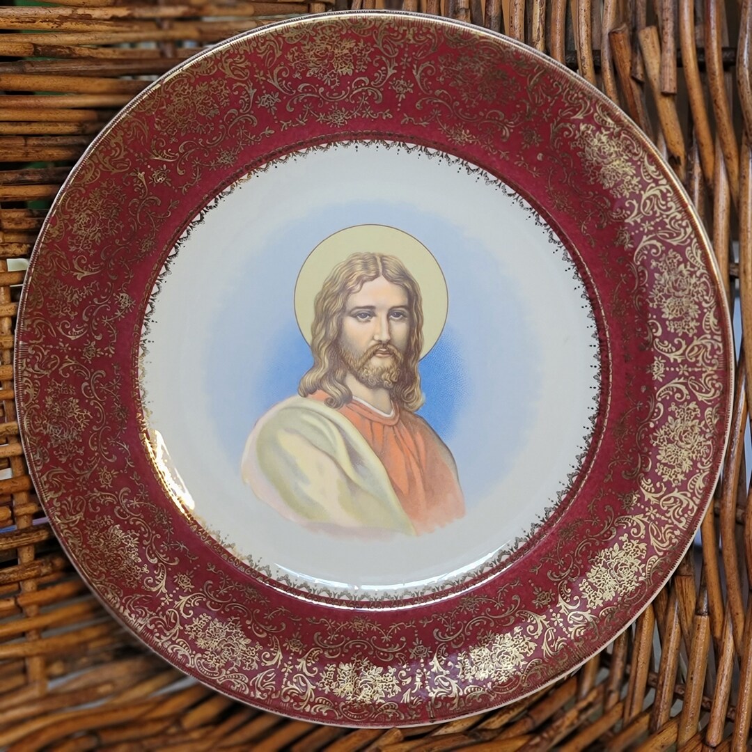 Salem for Harmony House/sears Jesus Plate - Etsy