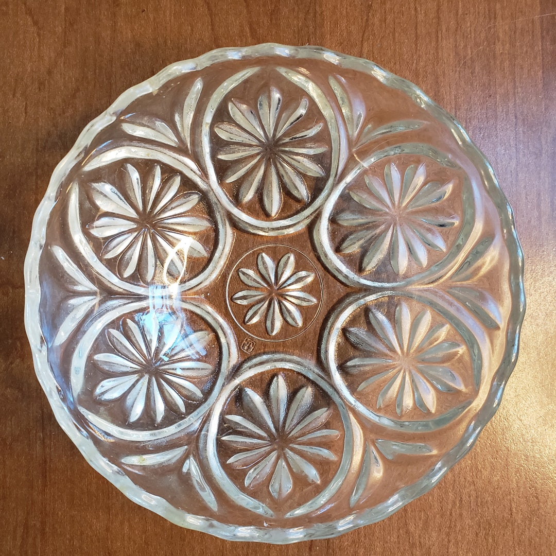 Anchor Hocking Flower Bowl - Etsy