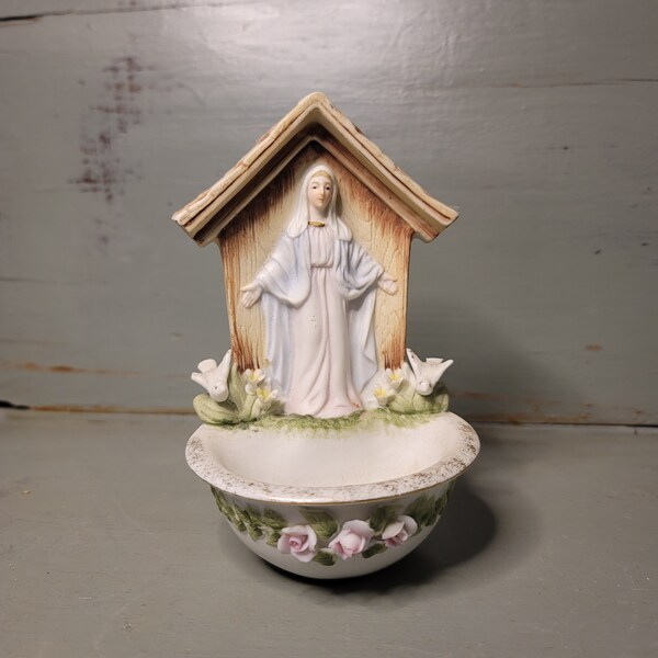 Catholic Home Holy Water Font for Mom - Etsy