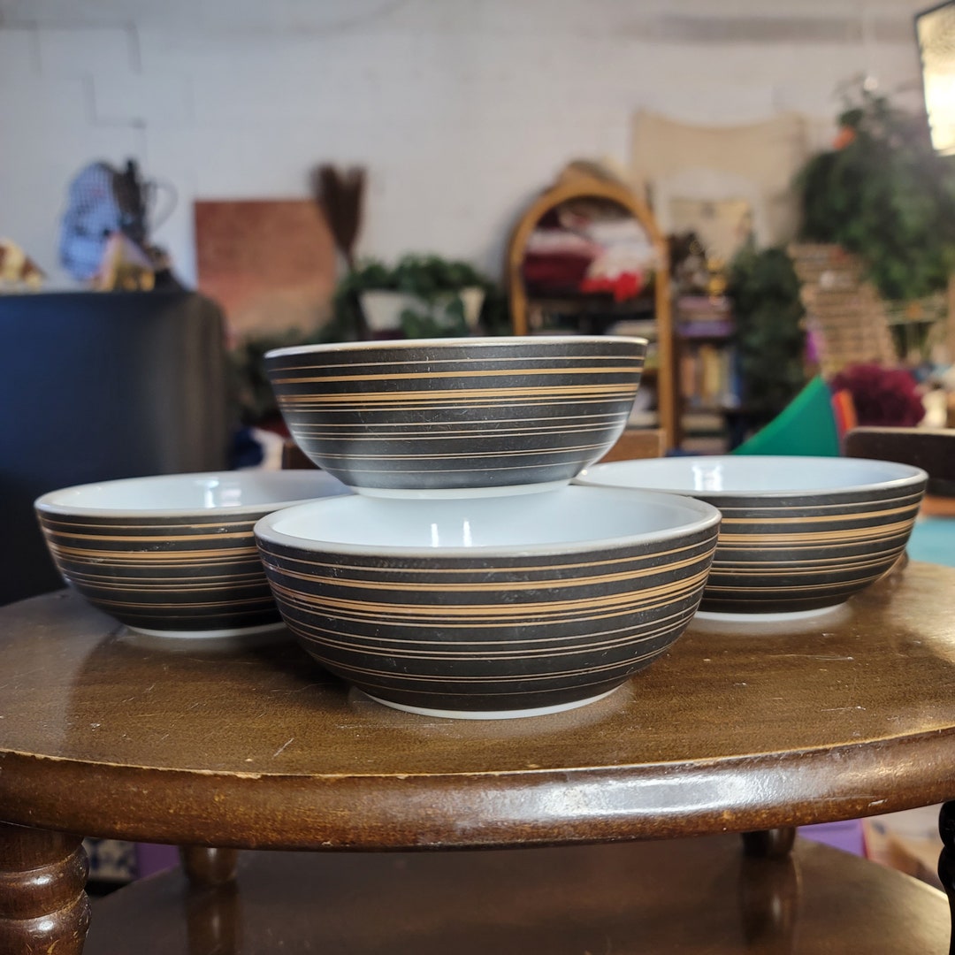 Set of 4 Pyrex Corningware Terra Salad Bowls - Etsy