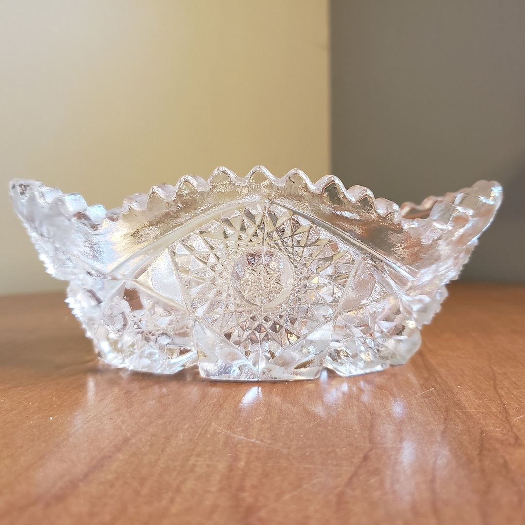 Lenox Imperial Cut French Glass Bowl - Etsy