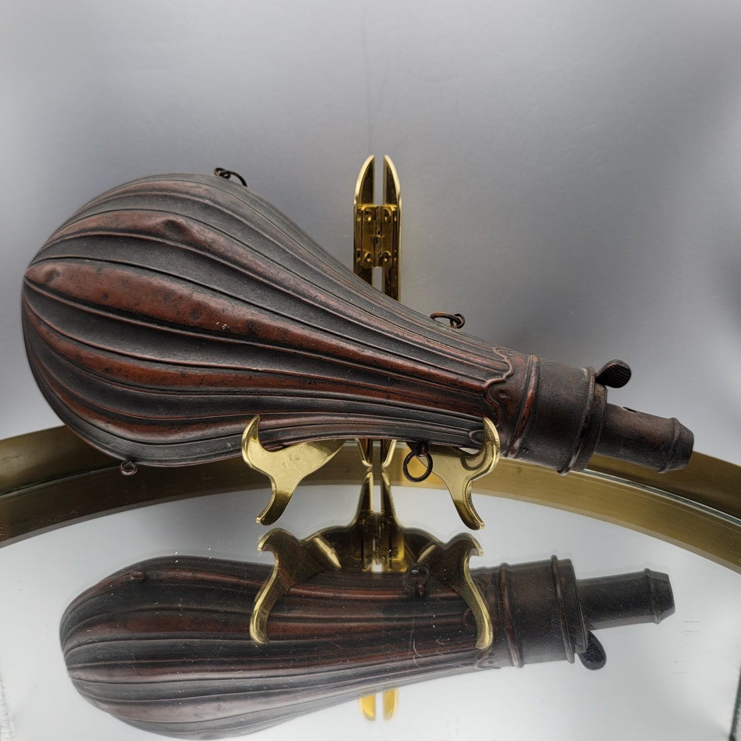 Civil War Leather Blackpowder Flask - Etsy