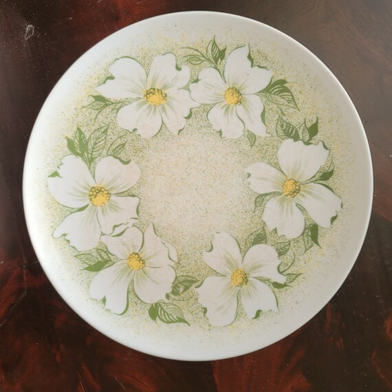Texas Ware Dogwood Plastic Plates Set of 2 - Etsy