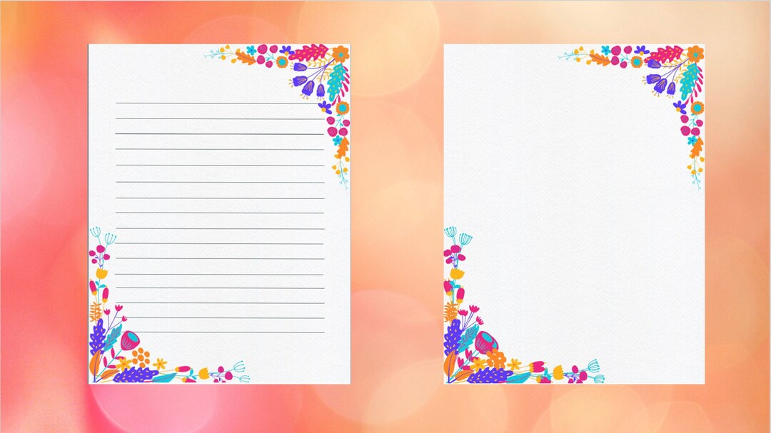 Printable A4 Notes Template - Etsy