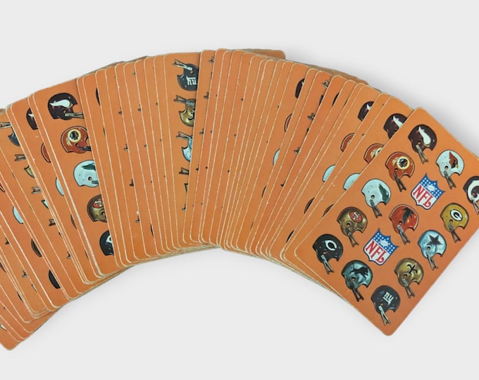 Vintage Playing Cards, NFL Helmets, Complete Single Deck With Jokers - Etsy