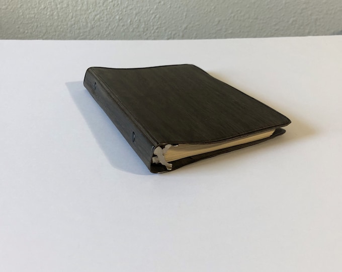 Vintage Recordplate 850 Address Book, Binder Style Woodgrain Soft Cover ...