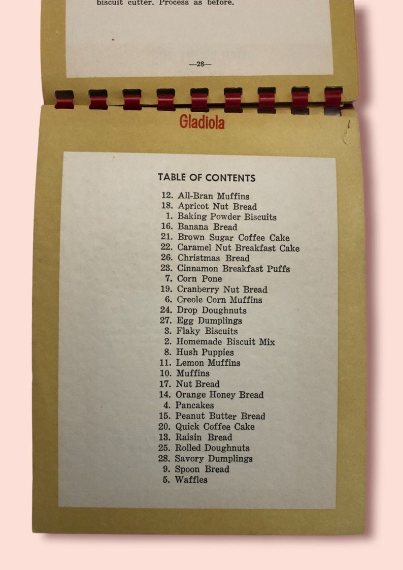 Vintage Gladiola Flour Cookbooks Set of 4 Small Booklets - Etsy