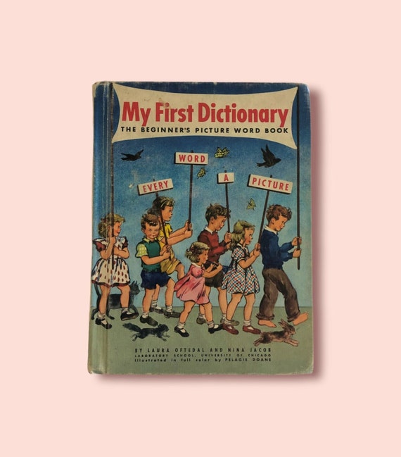 My First Dictionary the Beginner's Picture Word Book by - Etsy
