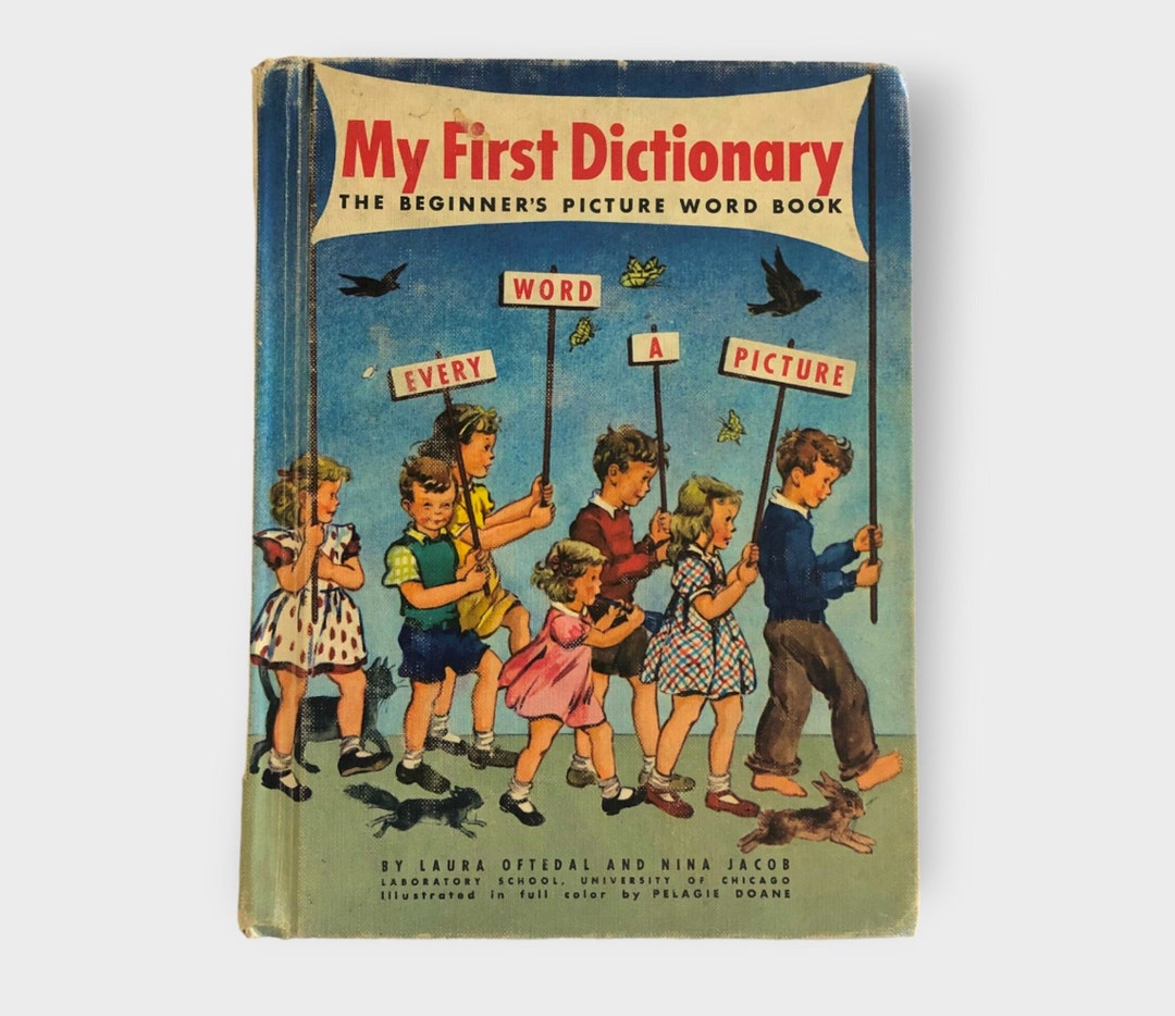 My First Dictionary the Beginner's Picture Word Book by - Etsy