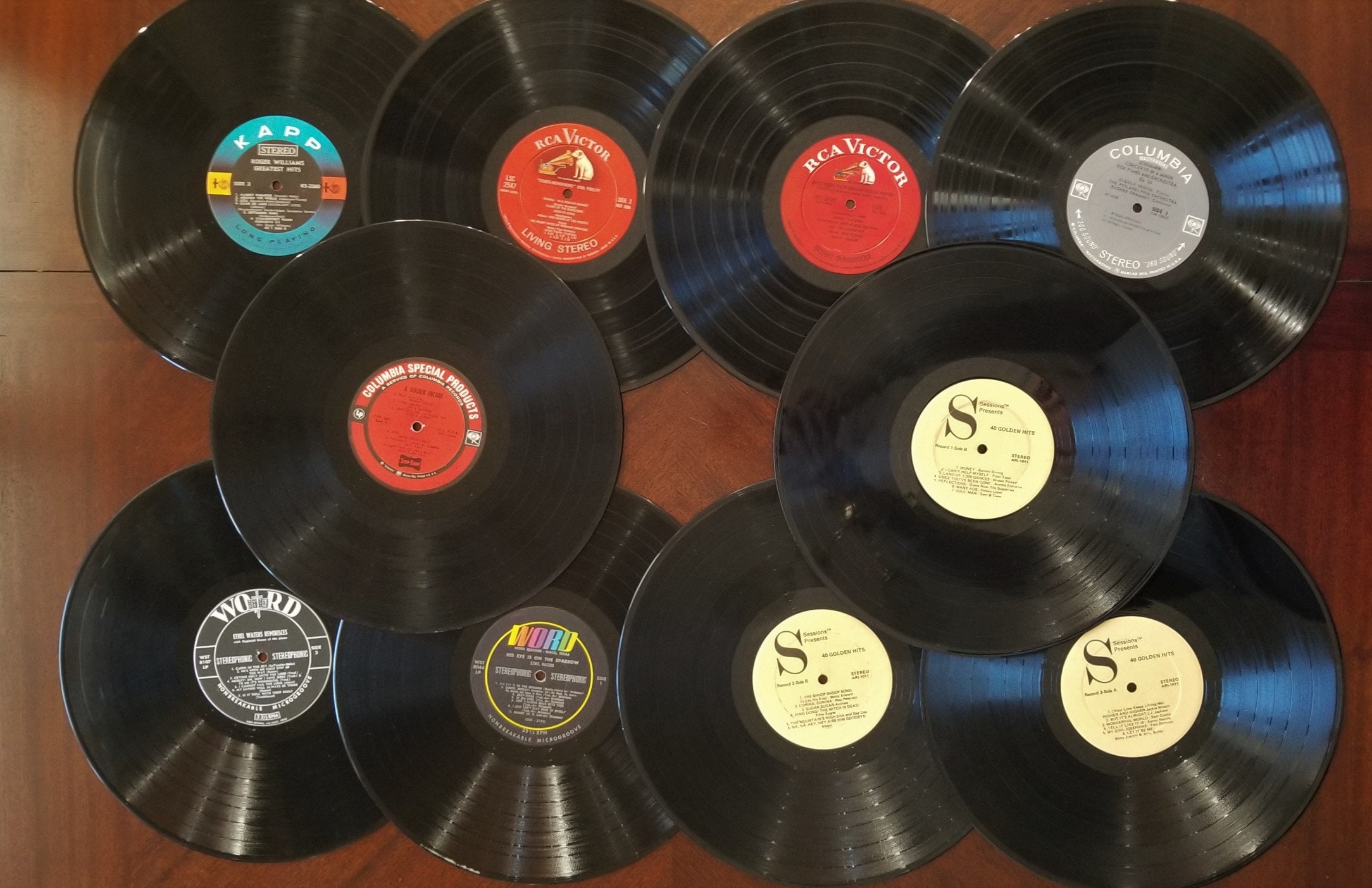 Lot of 10 Vinyl 12 inch Records For Crafts Decoration | Etsy