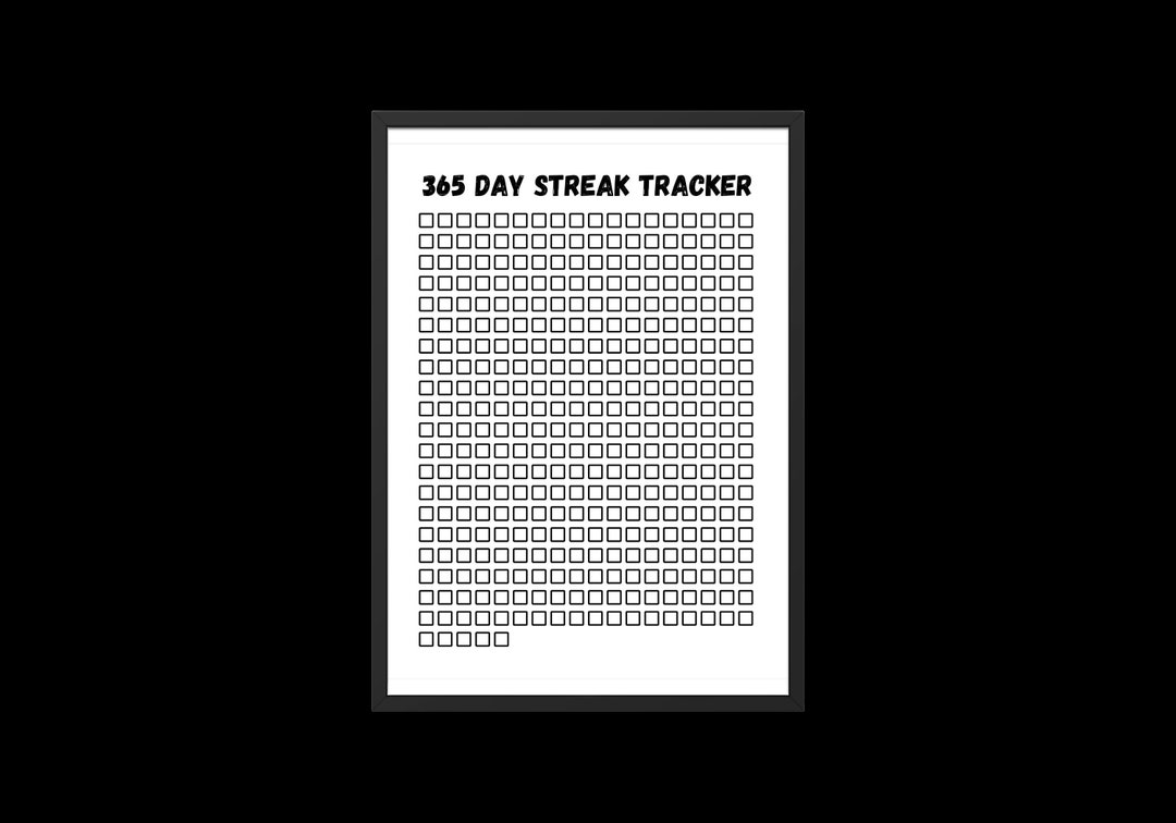 Streak Tracker - Etsy