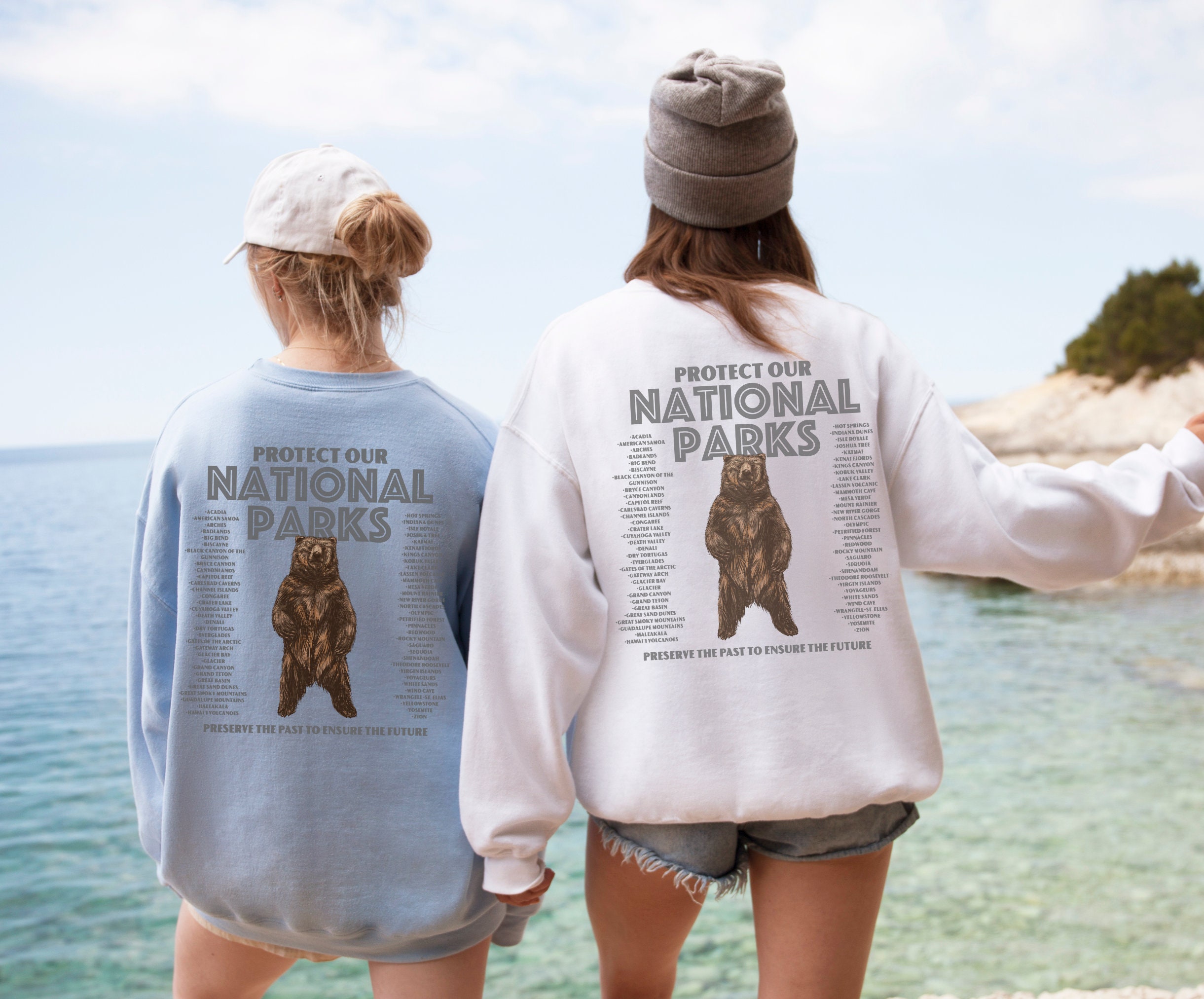 Protect Our National Parks Grizzly Bear Sweatshirt the National Parks ...