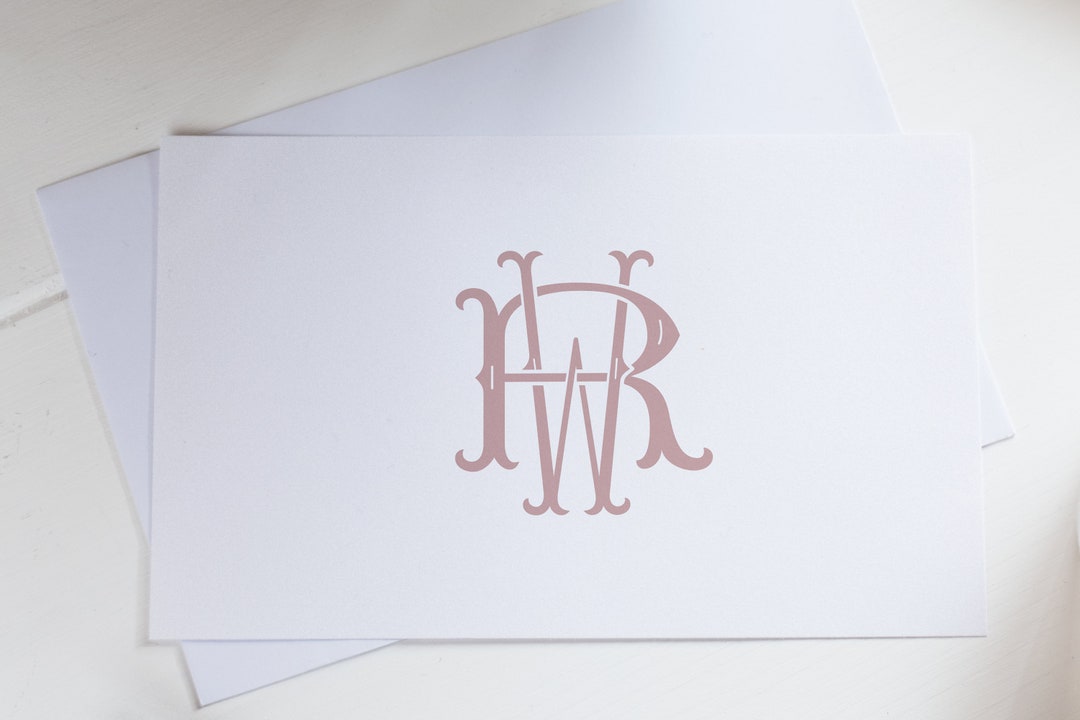 Custom Wedding Monogram, Couple Initial Logo, Classic Luxury Monogram ...