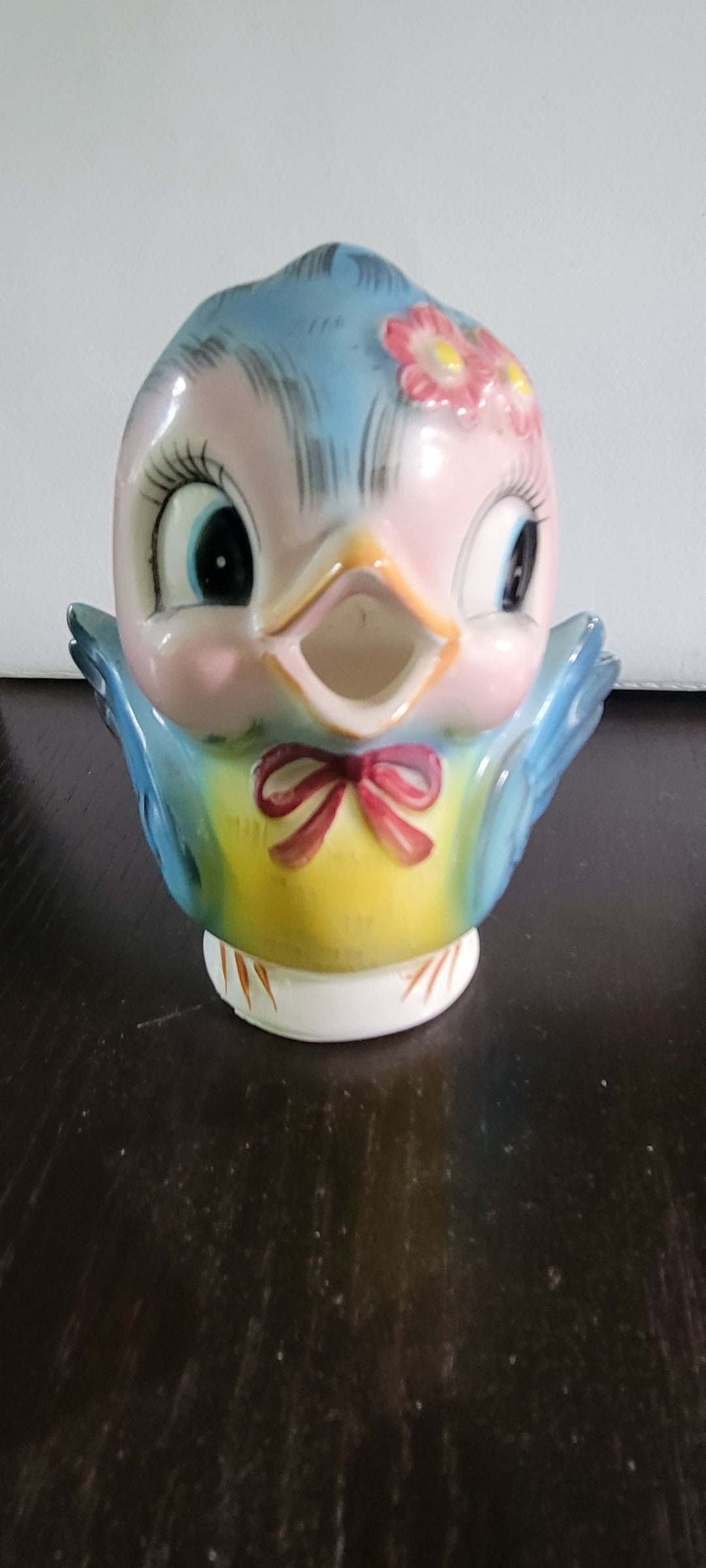 Vintage Lefton Bluebird Pitcher - Etsy