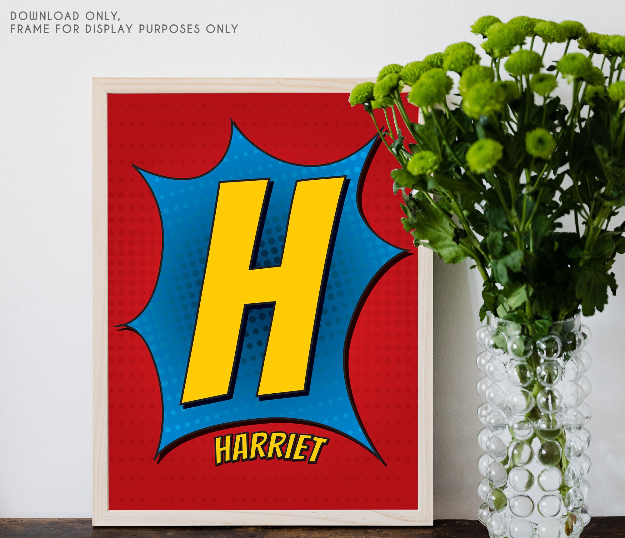 Download Custom Pop Art Print Personalised Name Print - Etsy UK
