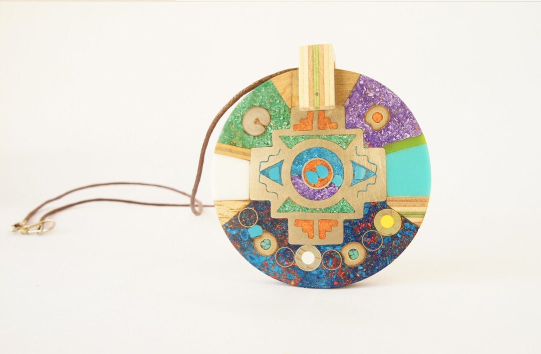Inca Chakana Pendant, Latin American Gift for Lovers of Whipala and Pre ...