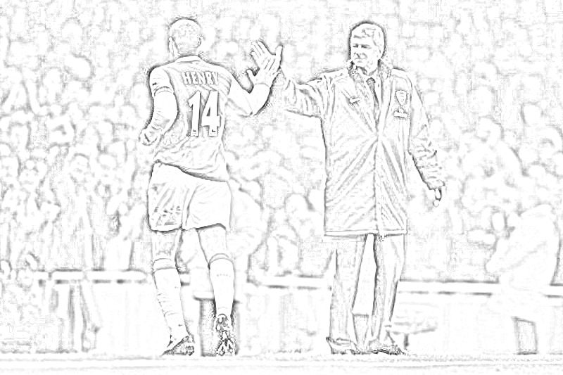 Arsenal Colouring Pages - Etsy
