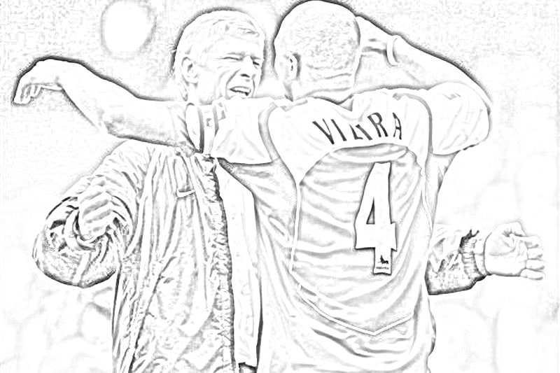 Arsenal Colouring Pages - Etsy