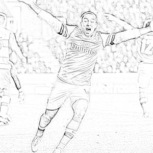 Arsenal Colouring Pages - Etsy