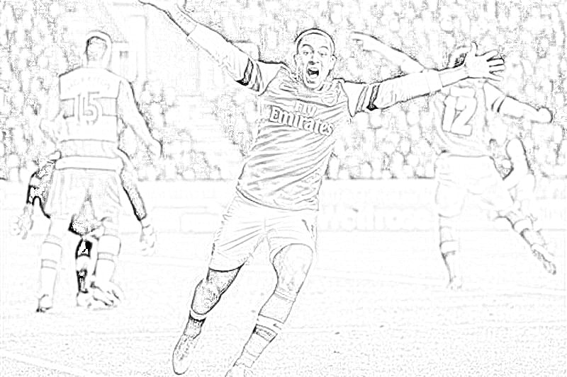 Arsenal Colouring Pages - Etsy