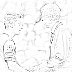 Arsenal Colouring Pages - Etsy