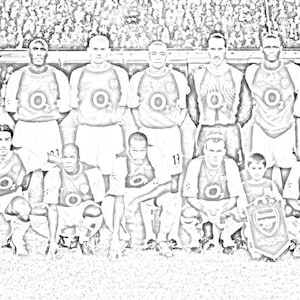 Arsenal Colouring Pages - Etsy