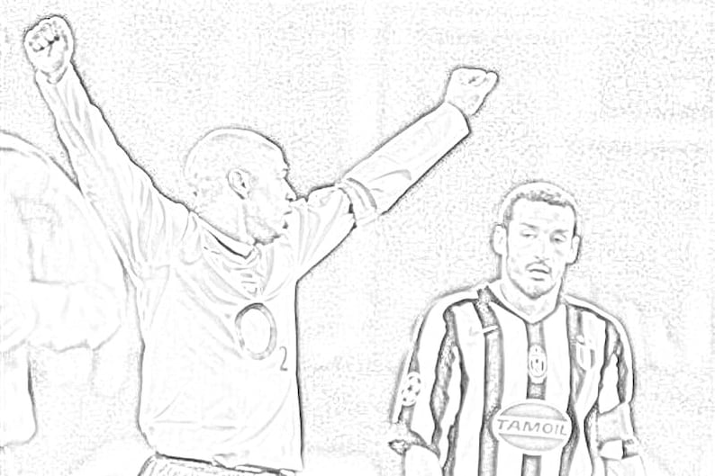 Arsenal Colouring Pages - Etsy